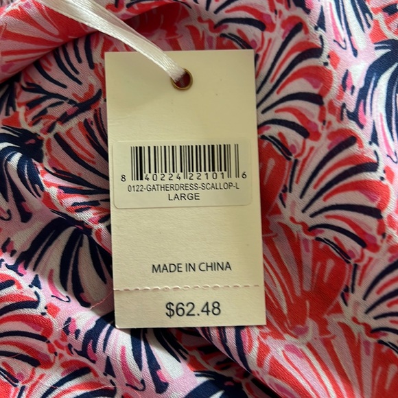 Simply Southern | Dresses | Tropical Shell Scallop Gathered Tiered ...